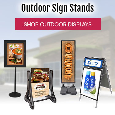 Floor Stands: Finest Selection of Sign Holders, Poster Display Stands ...