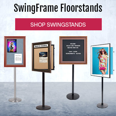 Floor Stands: Finest Selection of Sign Holders, Poster Display Stands ...
